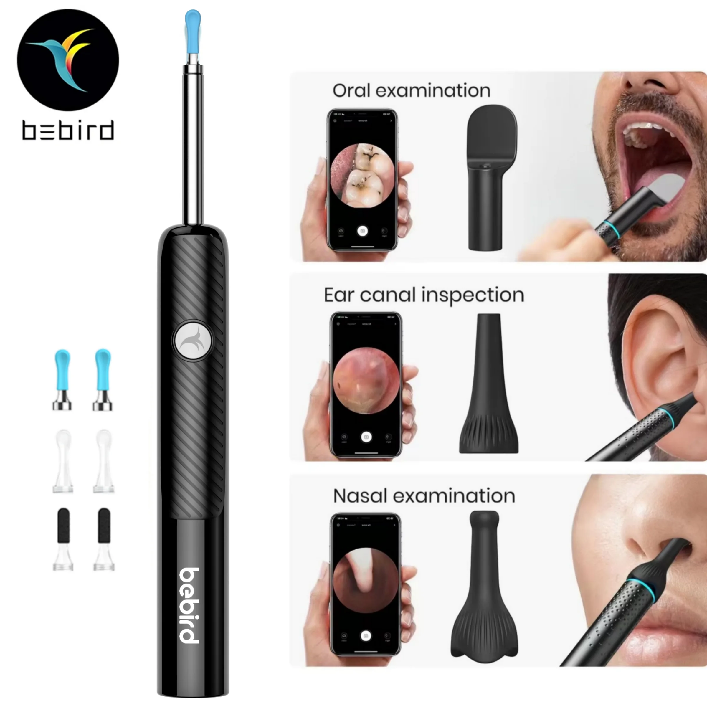Bebird R3 Ultra Ear Cleaner Minifit Ear Wax Removal Tool Mini Nose ...