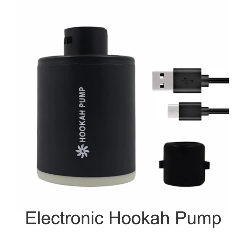 Electronic Hookah Pump Smoking Tool With RGB Led Light Hookah USB ...