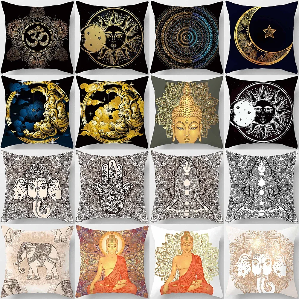 Mandala-Mysterious-Retro-Religious-Yoga-Symbol-Pillowcase-Home ...