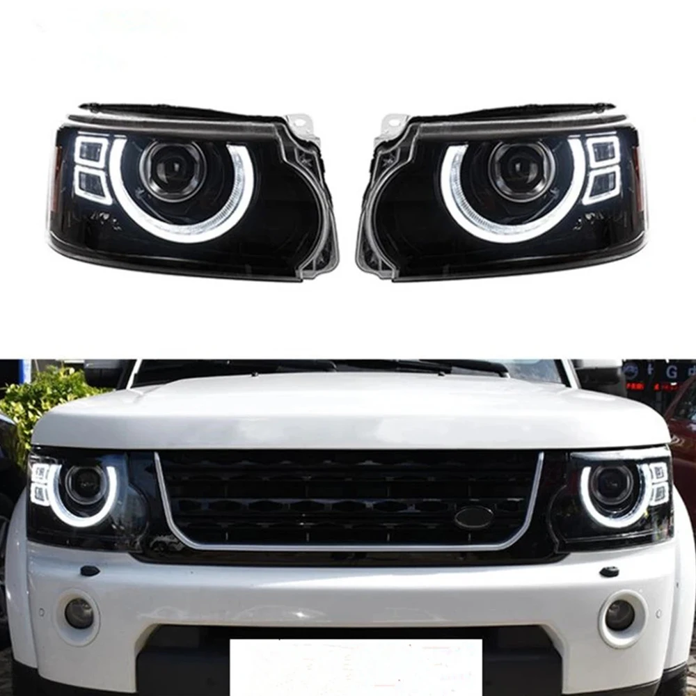 Head-Lamp-Headlights-For-Land-Rover-Discovery-4-2010-2017-LED-Headlight ...