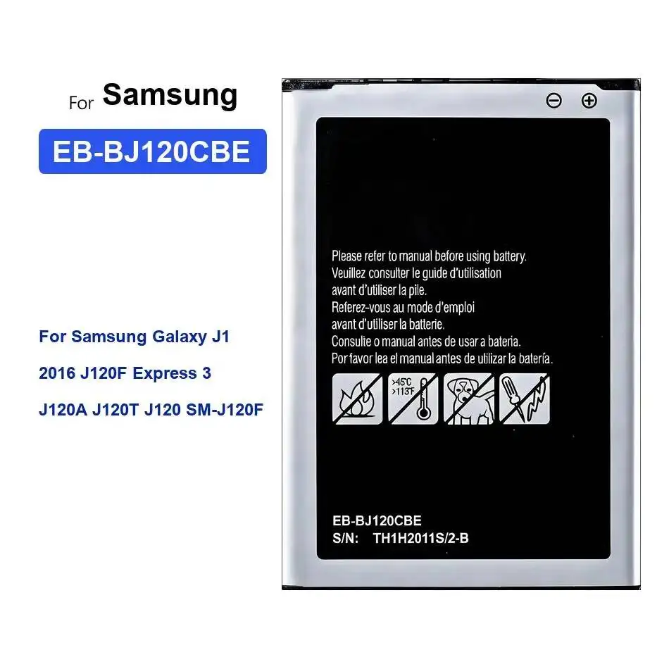 Phone Battery For Samsung Galaxy Express 3 J1 2016 SM-J120A SM-J120F SM ...