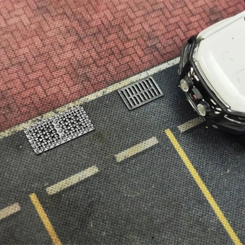 1-87-HO-Scale-Model-Sewer-Cover-Dioramas-Street-Scene-Layout-Miniature ...