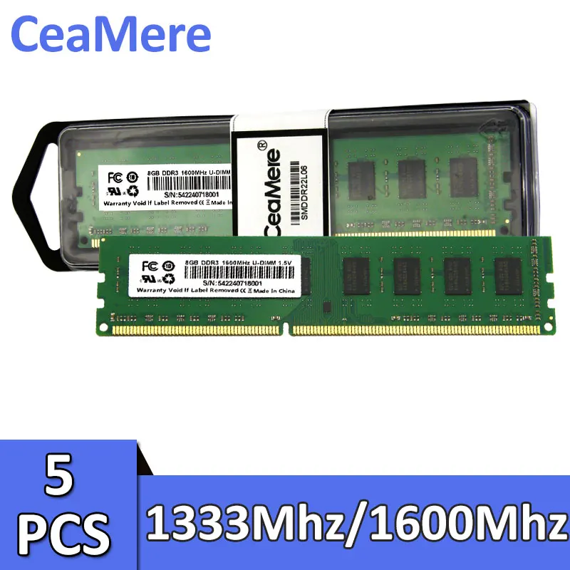 CeaMere-DDR3-5-PCS-desktop-universal-memory-memoriam-ddr3-4G-8G-1333Mhz ...