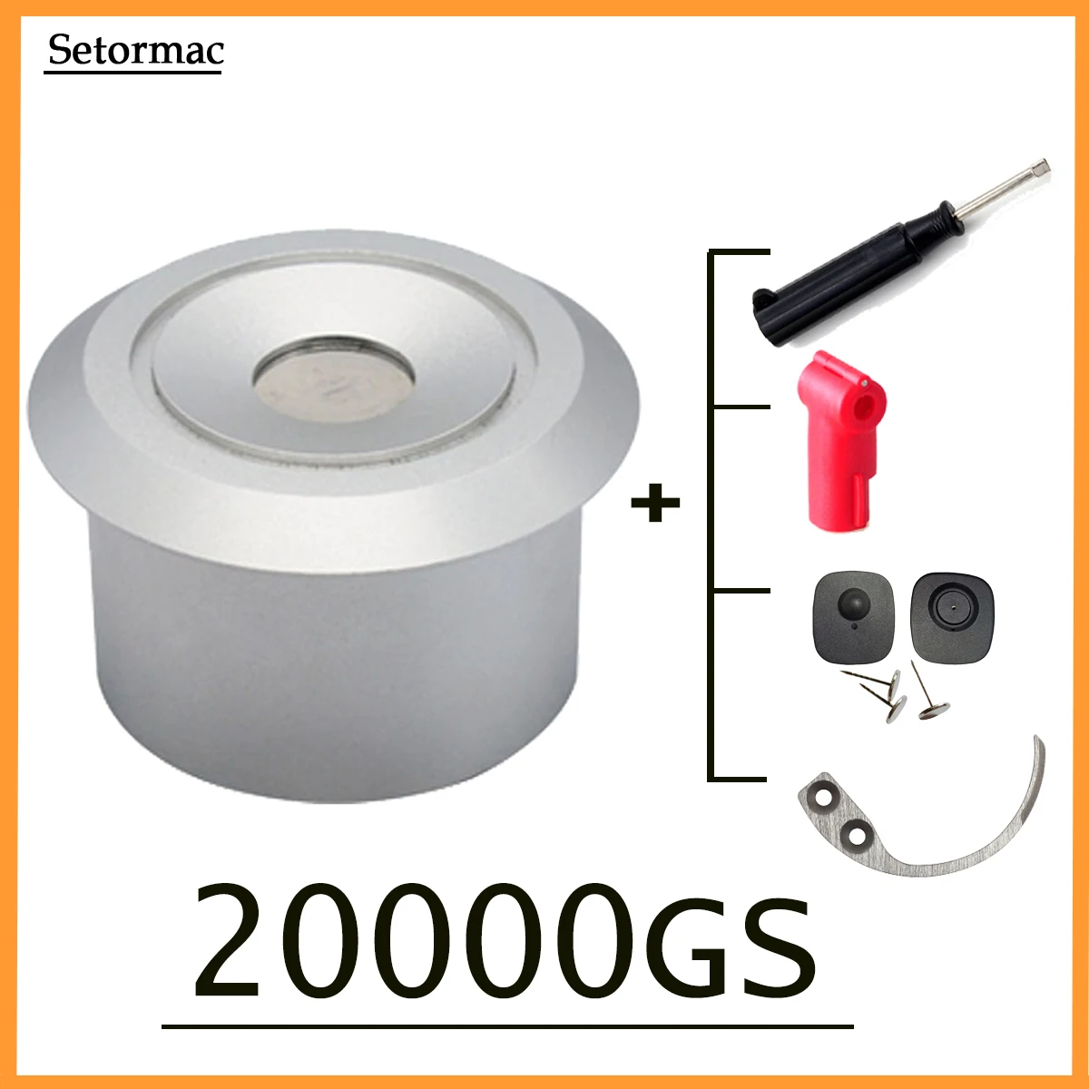 Magnet Detacher For Cloth Alarm 20000gs Security Tag Remover+anti Theft ...