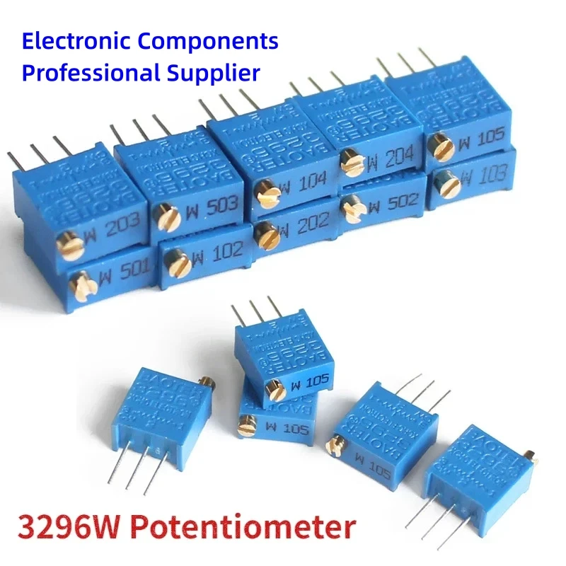 10PCS-3296W-Trimming-Potentiometer-100R-500R-1K-2K-5K-10K-20K-50K-100K ...