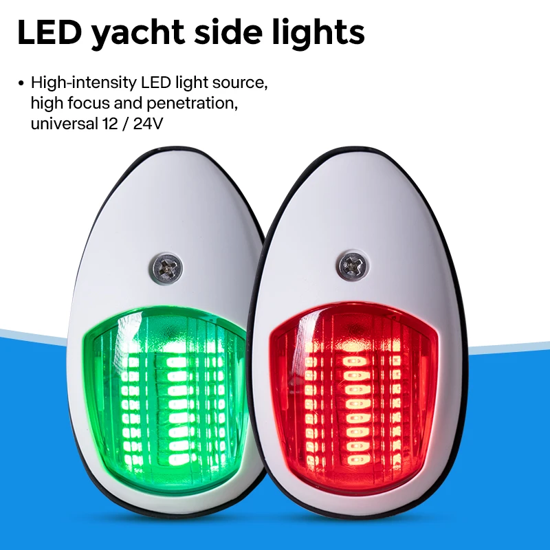 Ship navigation light LED side and left side light Yacht side light ...