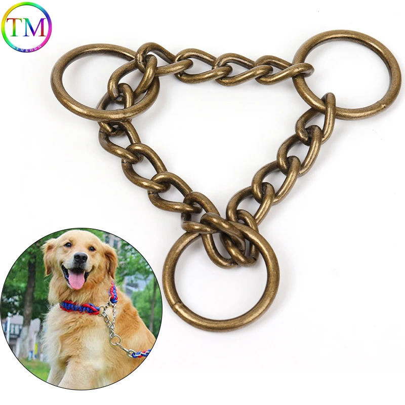 3-8PCS-32-4MM-Metal-Dog-Chain-Collar-For-Walking-Bulldog-Necklace ...