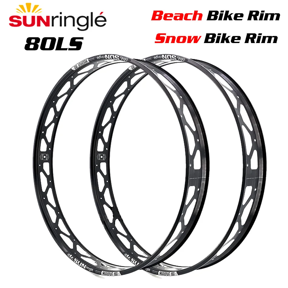 Sunringle-80LS-Rims-Beach-Bike-Snow-Bike-Wheel-26-27-5-Inch-32H-Hoops ...