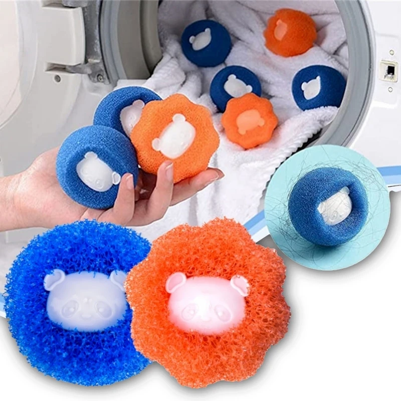 Magic Laundry Ball Set Cleaning Tool Washing Machine Reusable Lint ...