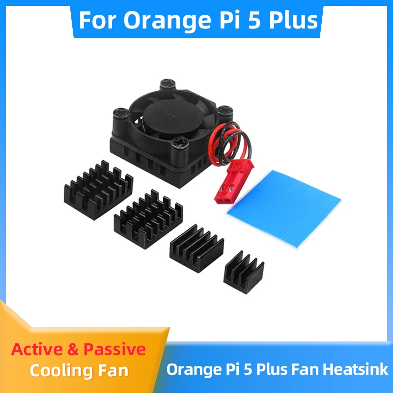 Orange-Pi-5-Plus-Cooling-Fan-Active-Heat-Dissipation-with-Thermal-Pads ...