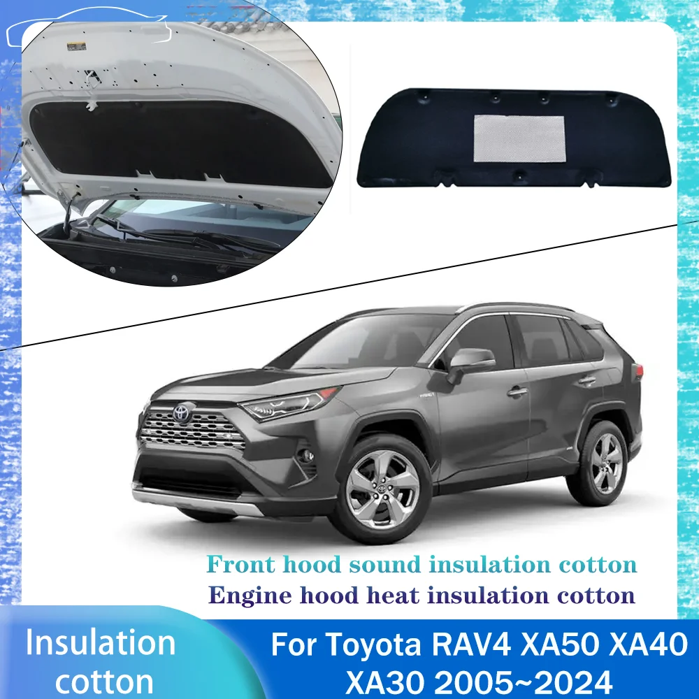 For Toyota RAV4 XA50 XA40 XA30 2005~2024 2006 2007 2008 Car Hood linin ...