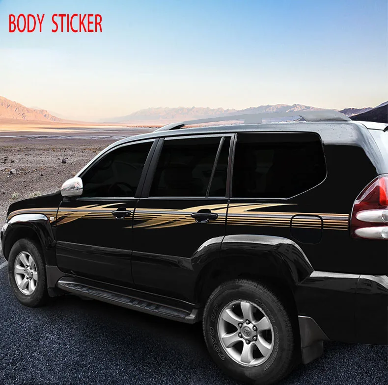 Luhuezu 3m Car Body Sticker For Toyota Land Cruiser Prado Lc120 2003 ...