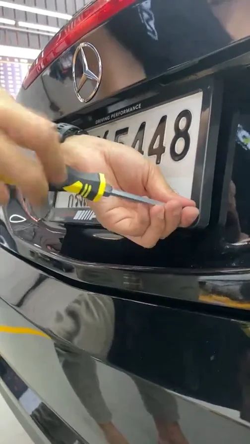 (Preorder)🔥TOYOTA GR🔥 Car license plate frame with TOYOTA GR pattern ...