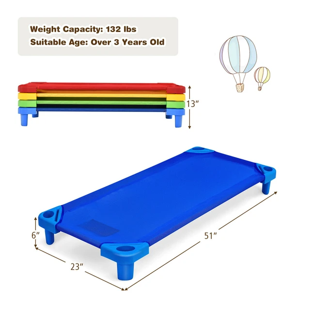 Naptime On Cot Clipart