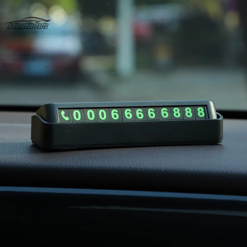Car-Temporary-Parking-Card-Phone-Number-Card-Plate-Telephone-Number-Car ...