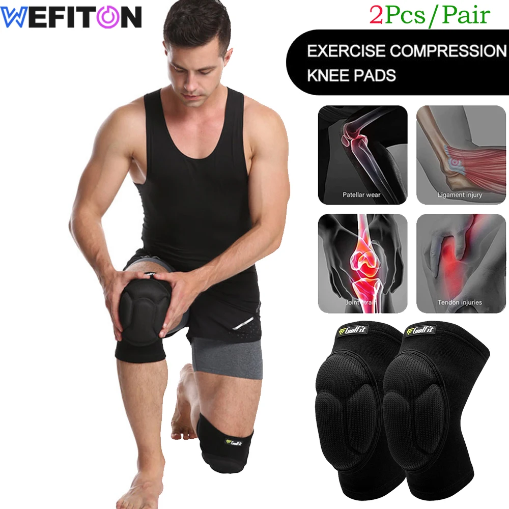 1Pair-Protective-Knee-Pads-for-Men-Women-Volleyball-Knee-Pads-Thick ...