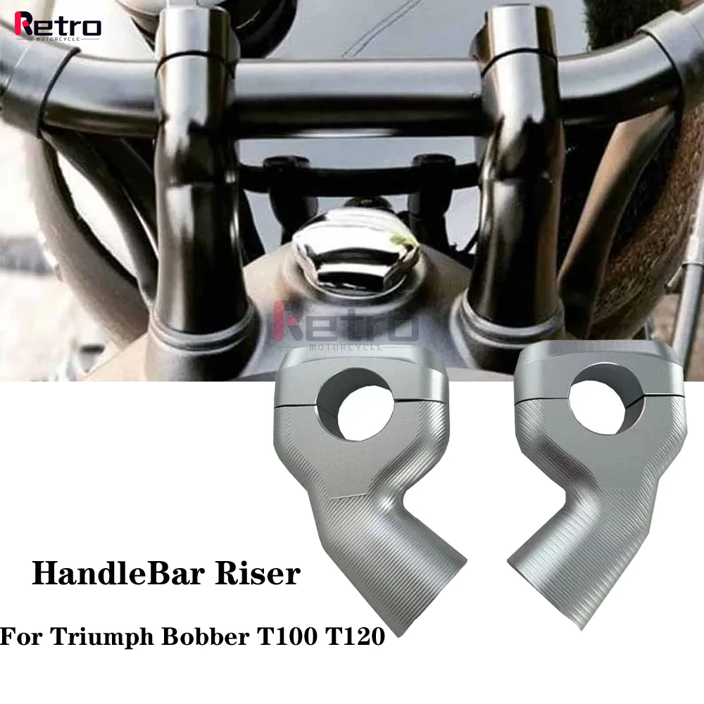 Motorcycle Accessories Handlebar Bar Riser Clamps Adapter For Triumph ...