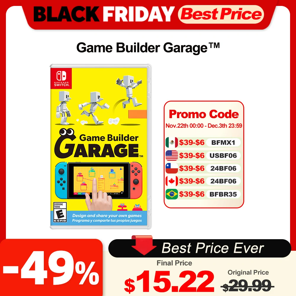 Game-Builder-Garage-Nintendo-Switch-ofertas-de-juegos-nuevo-juego-de ...