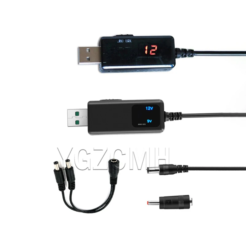 USB-Booster-Adjustable-Voltage-5V-To-9V-12V-Power-Bank-Boost-Converter ...