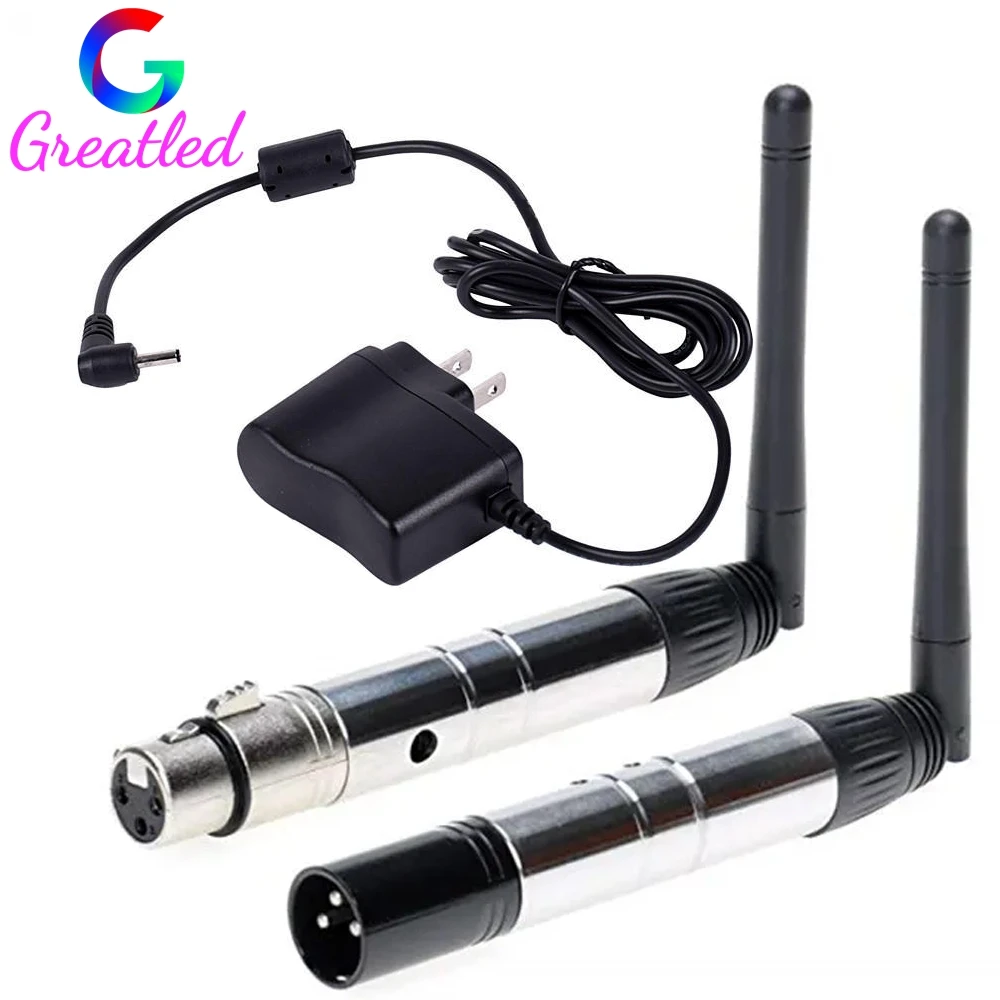 DMX512 Wireless Receiver Transmitter 2.4G DFI For Disco DJ Party Bar ...