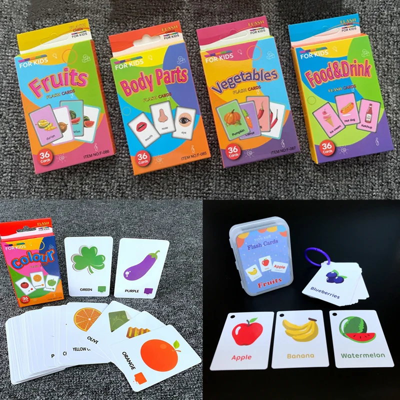 Montessori-Baby-Learn-English-Word-Card-Flashcards-3-14Years-Kids ...