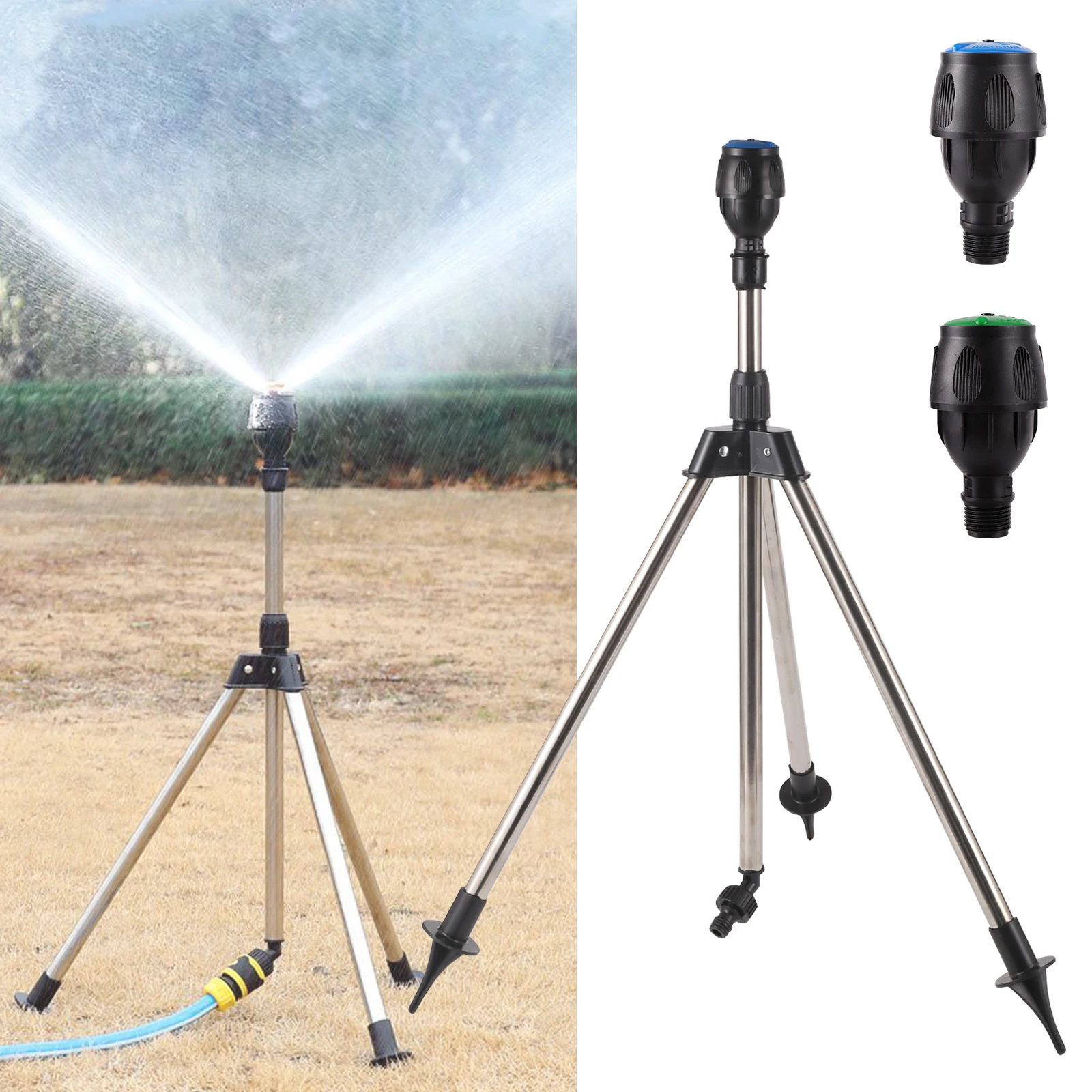 360-Rotary-Irrigation-Telescopic-Support-Tripod-Sprinkler-New-Creative ...