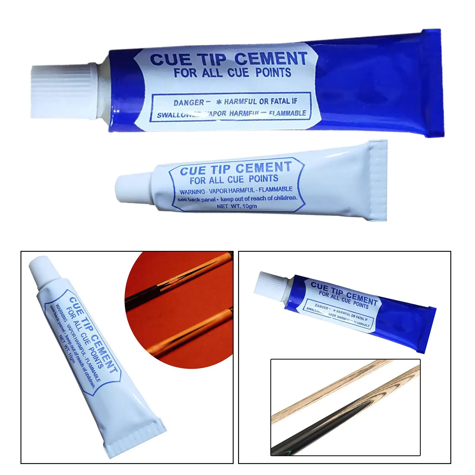 Glue for Pool Cue Tips Filling Liquid Transparent Fast Drying Strong ...