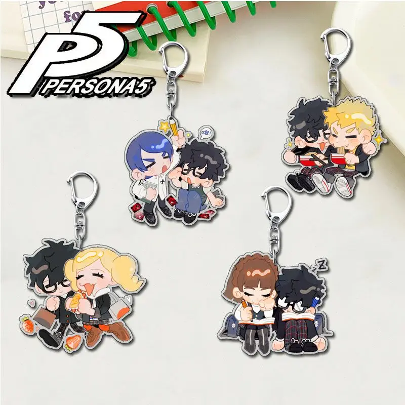 Persona-Anime-Keychain-Women-Amamiya-Ren-Yuuki-Makoto-Acrylic-Key-Chain ...