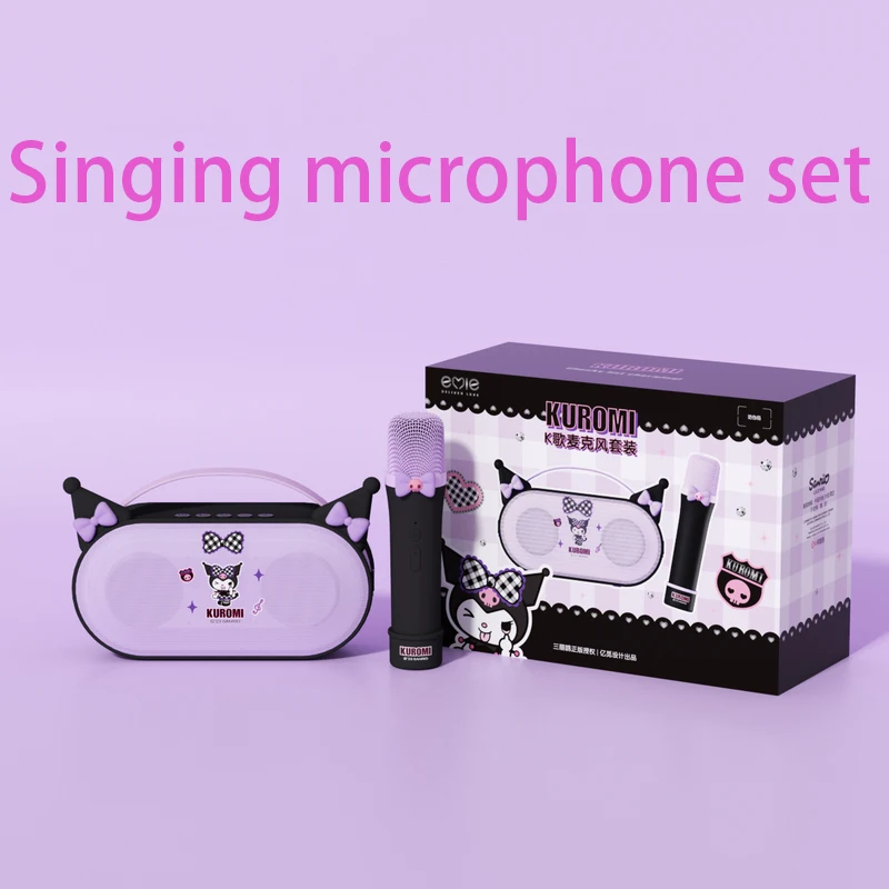 Cute-Cartoon-Kawaii-Sanrioed-Kuromi-A-Karaoke-Speaker-with-One ...