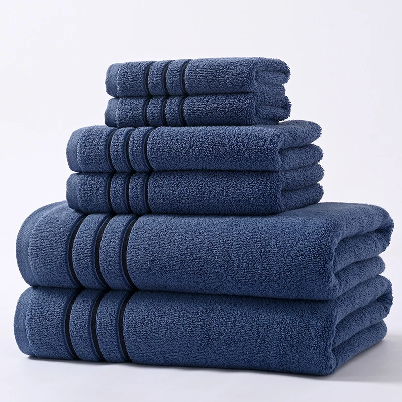 Cotton-Bathroom-Super-Absorbent-Towels-2-Hand-Towels-2-Face-Towel-2 ...