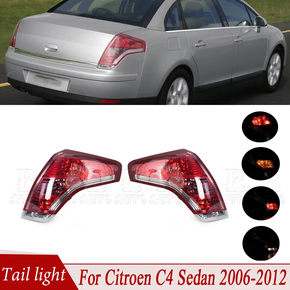 For Citroen C4 Sedan 2006 2007 2010 2011 2012 Tail Light Turn Signal ...