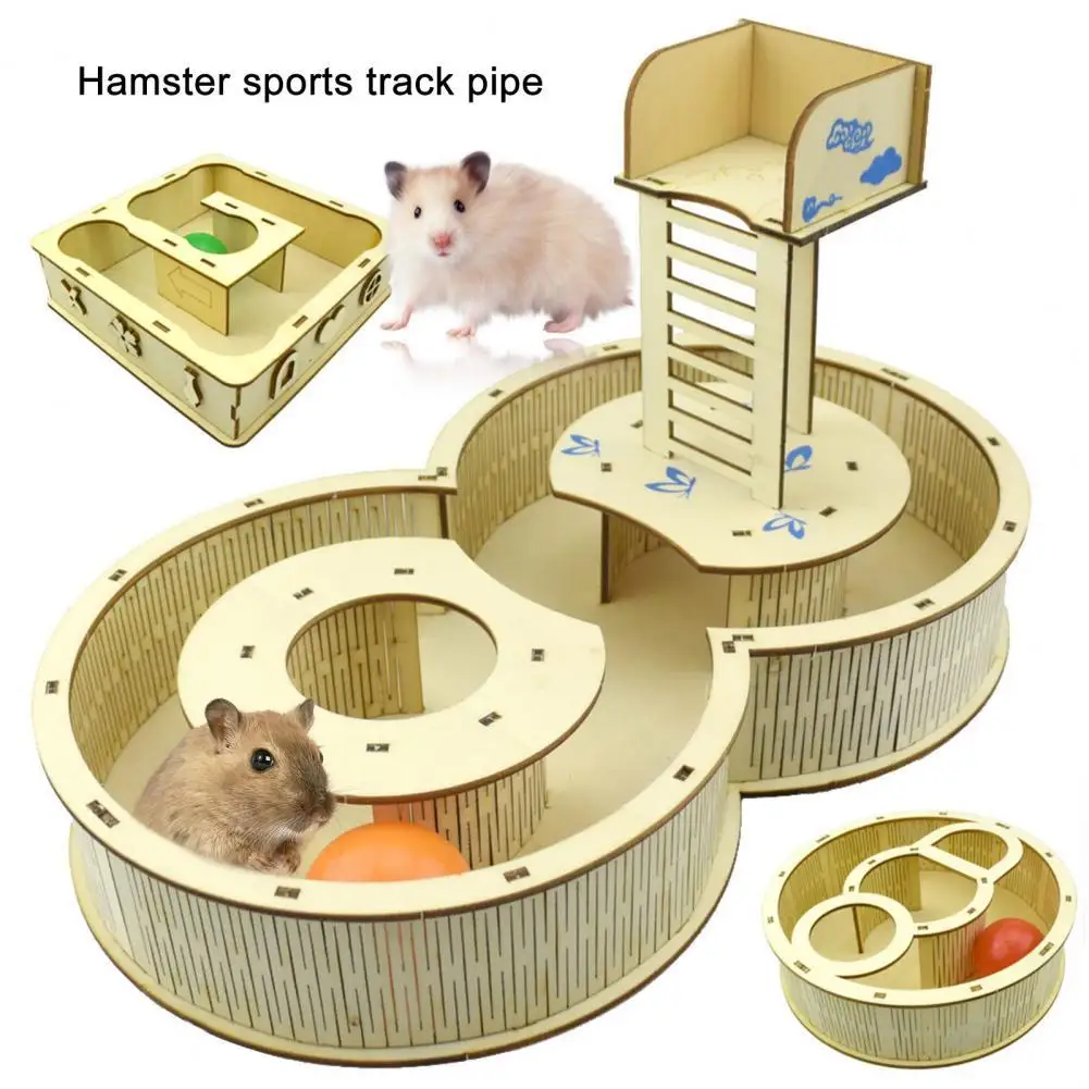 Hamster Toy Bite Resistant Resting Platform and Playing Climbing Ladder ...
