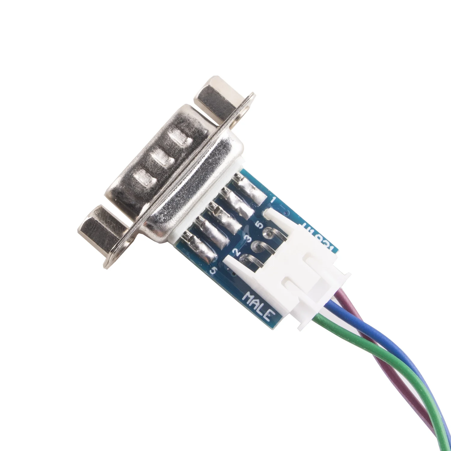 DB9 Male RS232 Serial Adapter Converter to 3 Pin 3P 2.54mm Dupont Data Cable