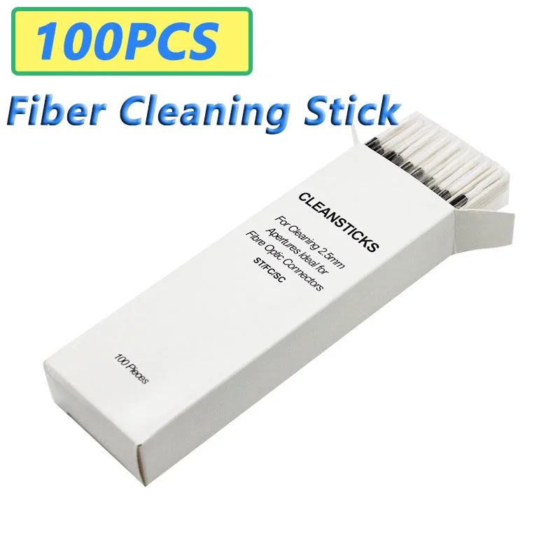 100PCS-Fiber-Cleaning-Stick-Fiber-Cleaning-Stick-TM-2-5-Flange-Adapter ...