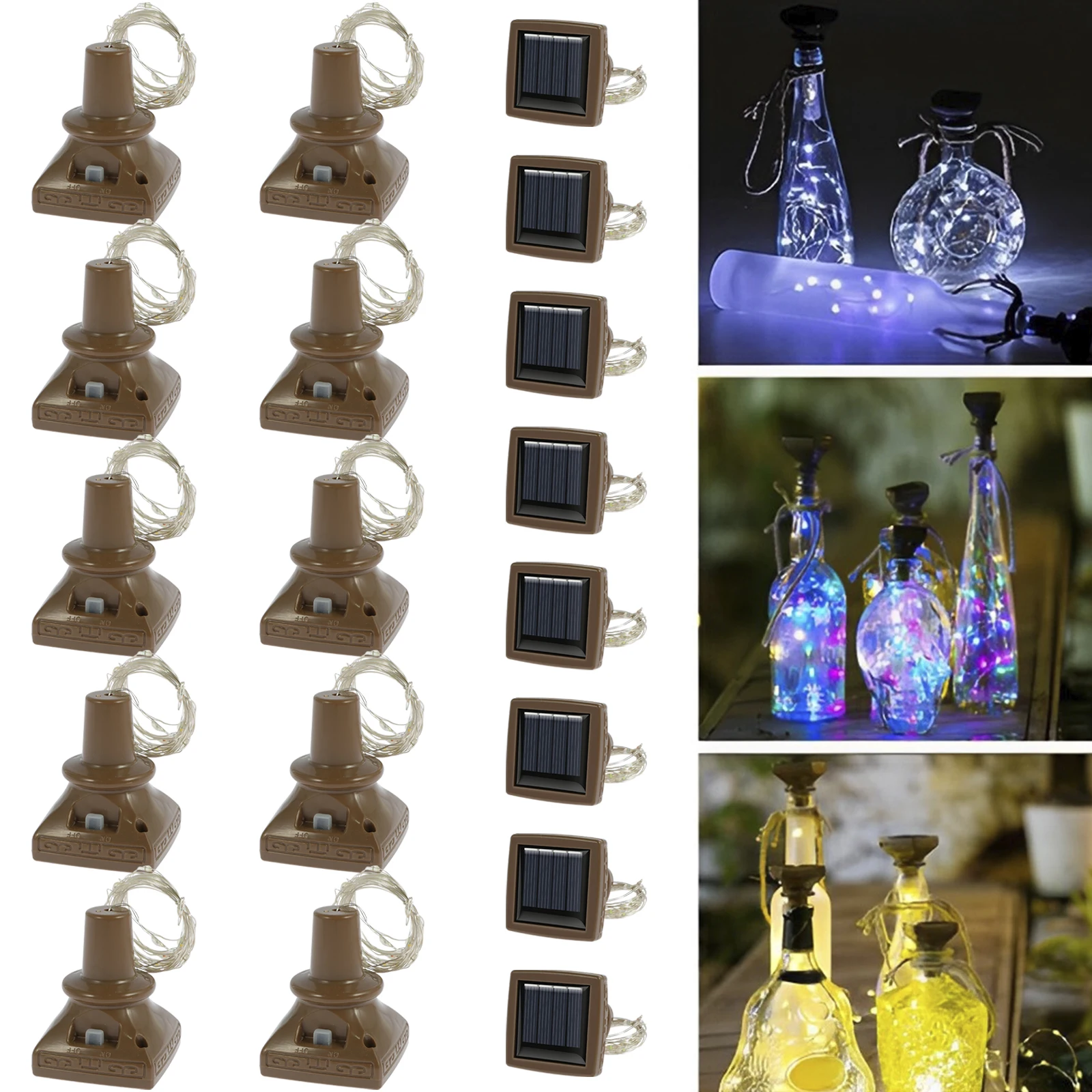 6Pcs-Solar-Bottle-Cork-String-Light-DIY-Wine-Bottle-Light-Home-Garden ...