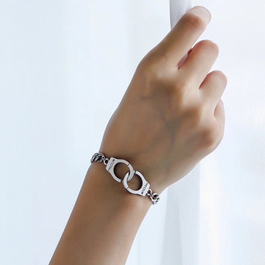 Handcuffs Bracelets Women | Handcuff Bracelet Ring | Bracelets Couple ...
