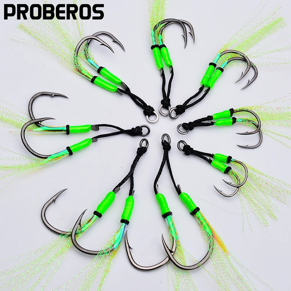 5 pair/lot Fly Fishing Hook Barbed Double Sharp Hooks 11#-20# Carp Hook ...