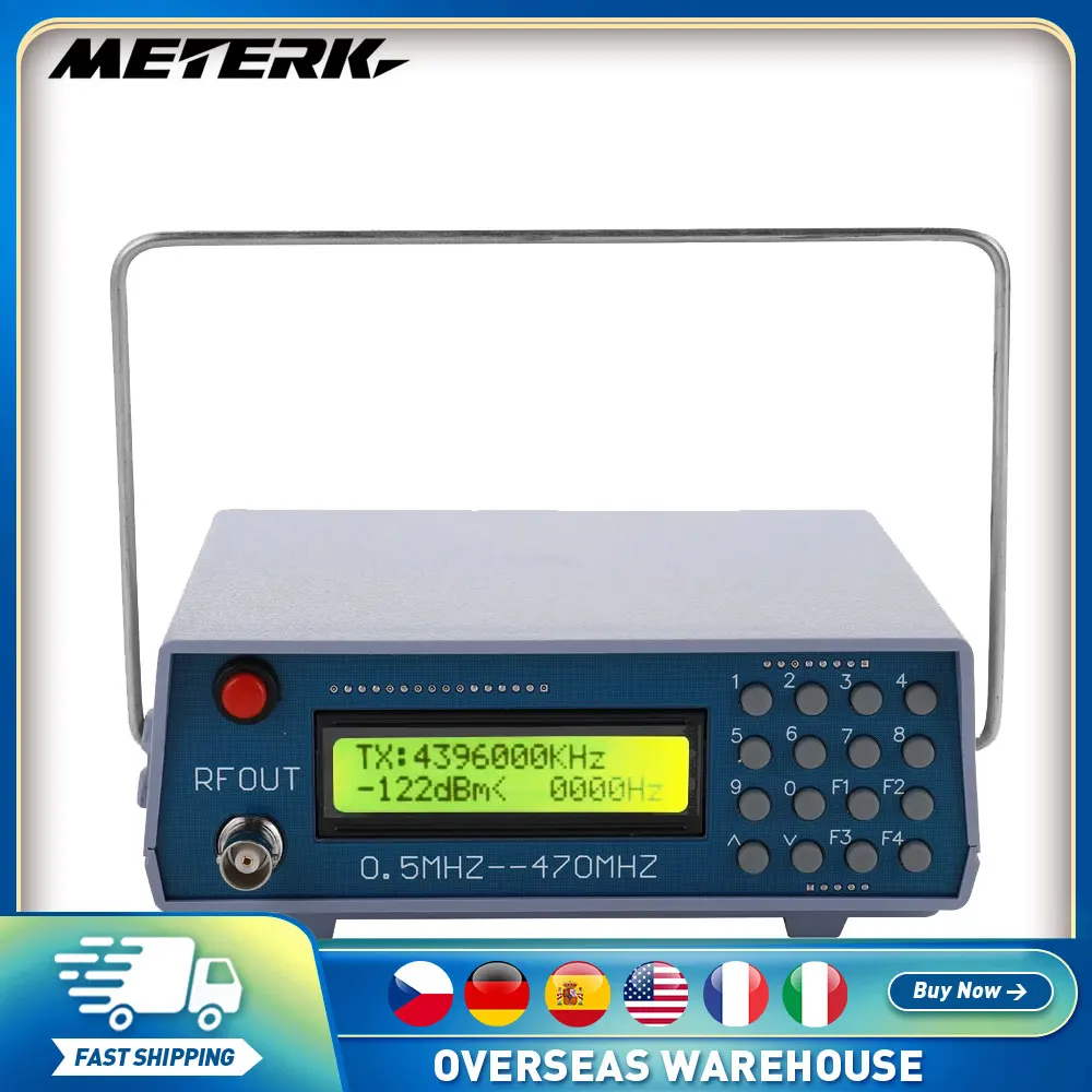 Signal-Generator-0-5MHz-470MHz-RF-Signal-Generator-Meter-Tester-for-FM ...