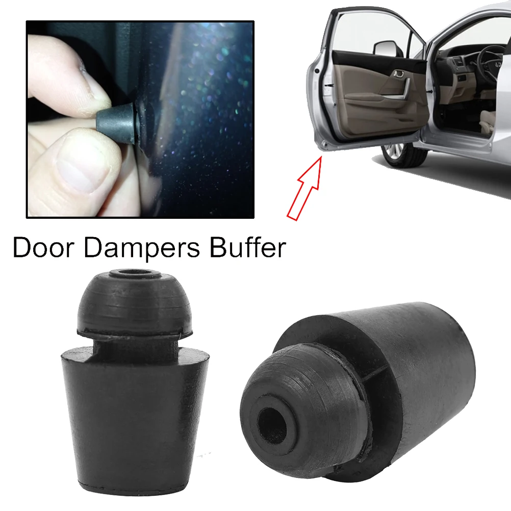 Universal-2Pcs-Car-Door-Dampers-Buffer-Pad-Cover-Rubber-Anti-Shock ...