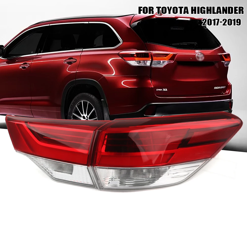 Left/Right Side Tail Lamp for Toyota Highlander 2017 2018 2019 Rear ...
