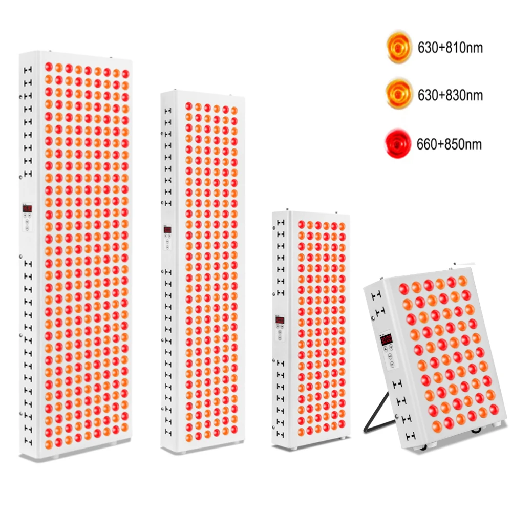Dual Chip LED Red Light Therapy Panel 630nm 660nm Infrared Therapy Lamp ...