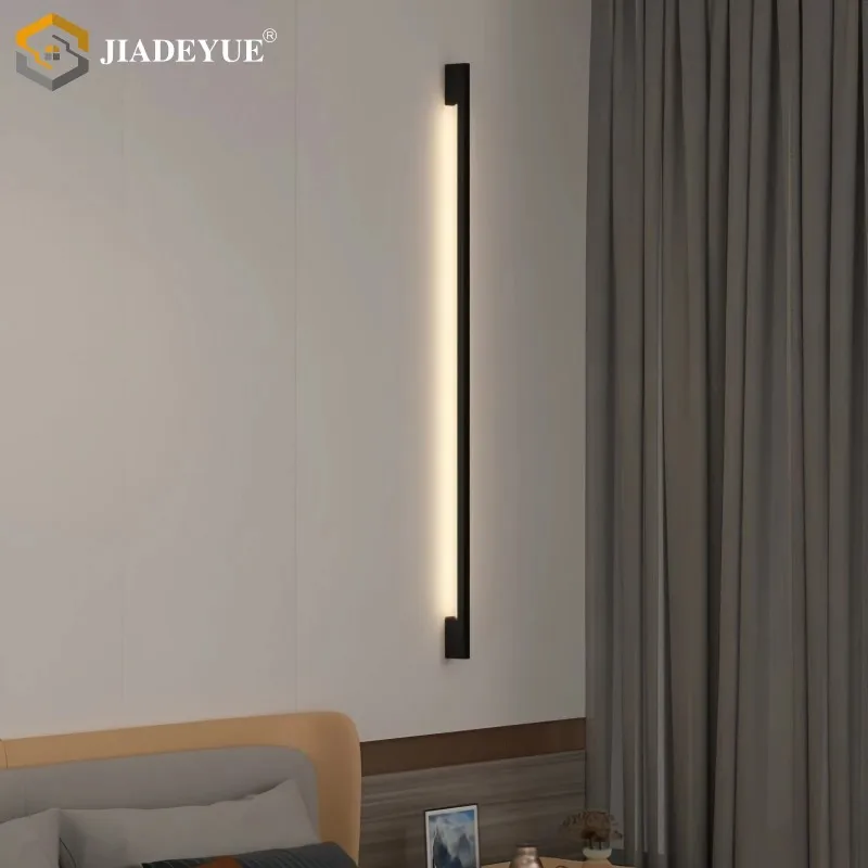 Modern simple long wall lamp led bedroom dining room corridor ...