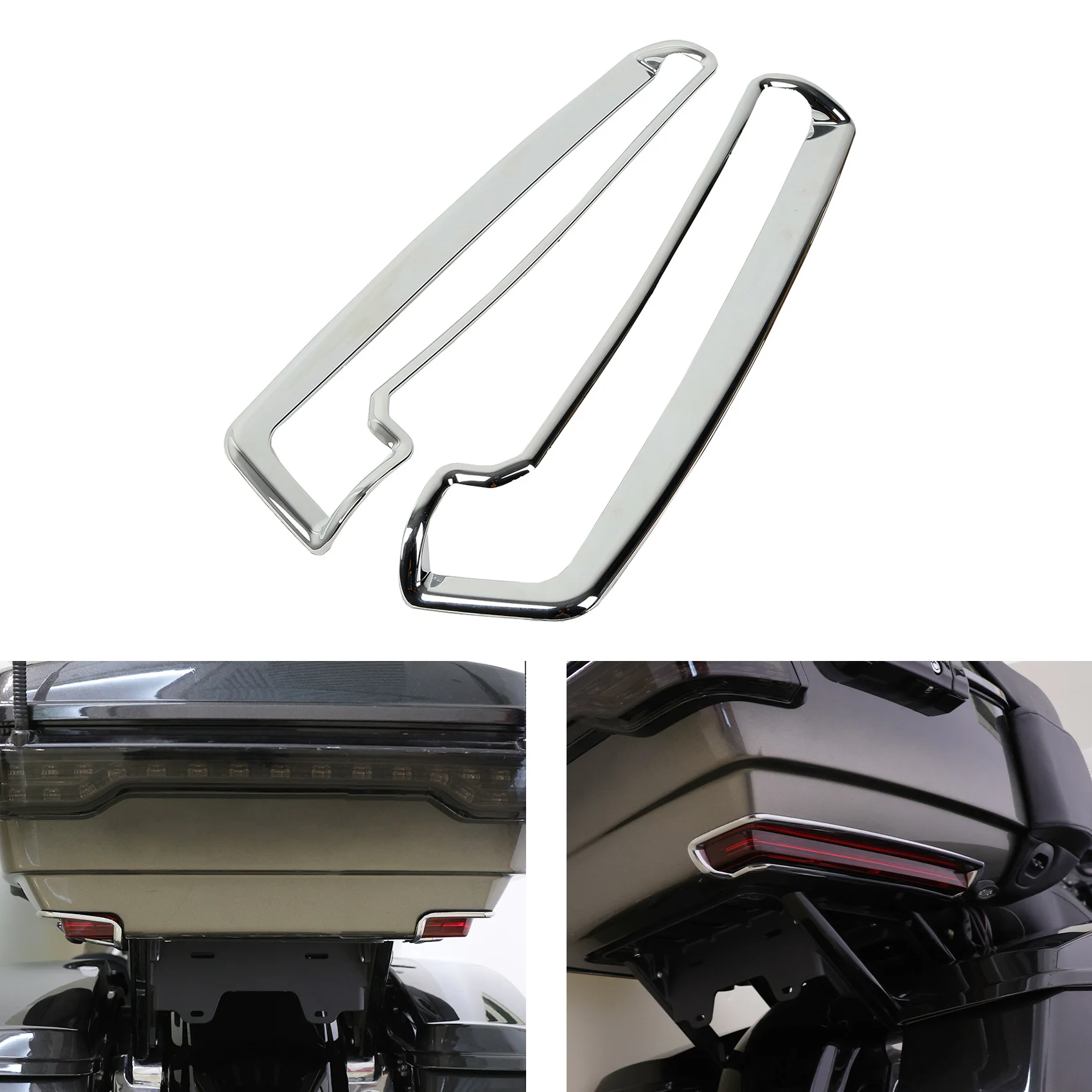 Harley Trunk Electra Tri Glide 2014-2021 용 오토바이 사이드 마커 라이트 트림 ...