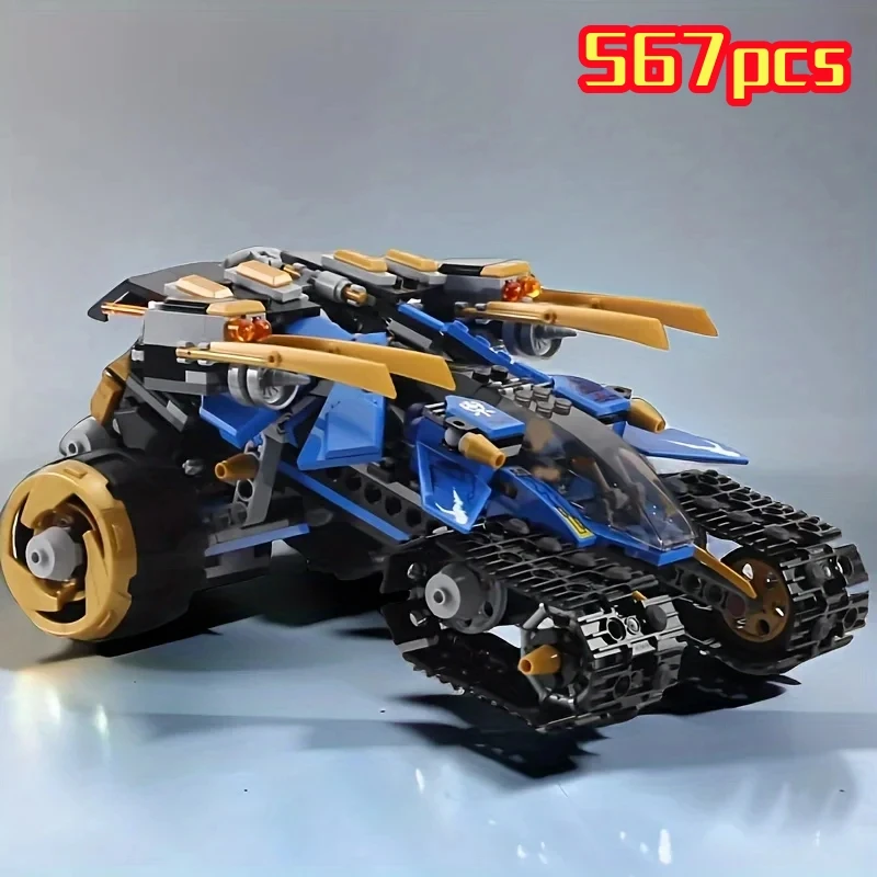 567PCS Technical Ninja Thunder Raider Mechanical Warrior Robot Mecha ...