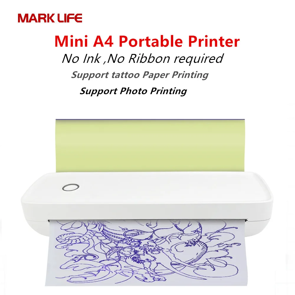 Marklife-S8-A4-Portable-Thermal-Printer-Supports-8-26-x11-69-A4-Thermal ...