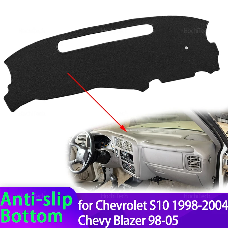 Dashboard Cover for Chevrolet S10 1998-2004 Chevy Blazer 98-05 Anti ...