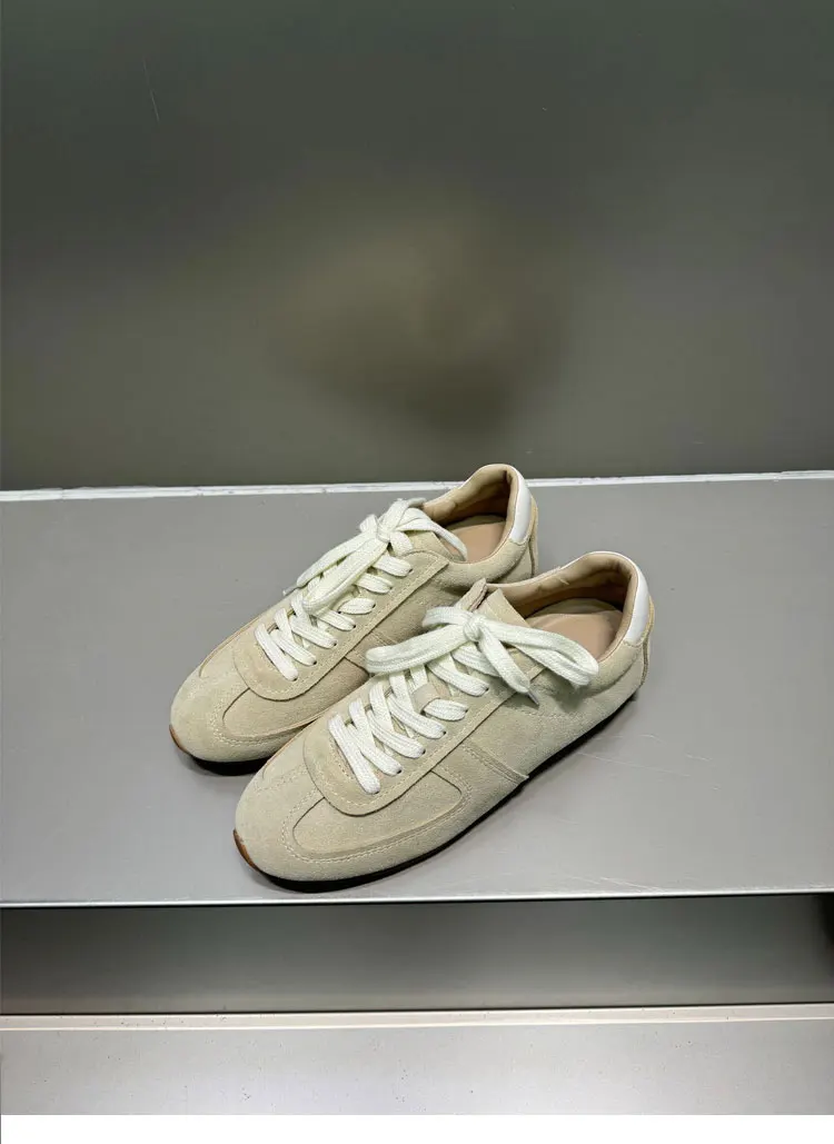 Женская спортивная обувь, замша, ретро тренировочная повседневная обувь ...