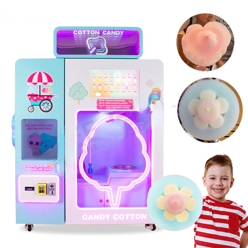 Coin-Operated-Cotton-Candy-Vending-Machines-Automatic-Cotton-Candy ...