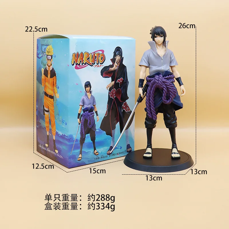 Figuras de acción de NARUTO, modelos Hot 8 style15-28CM, Itachi Sasuke ...