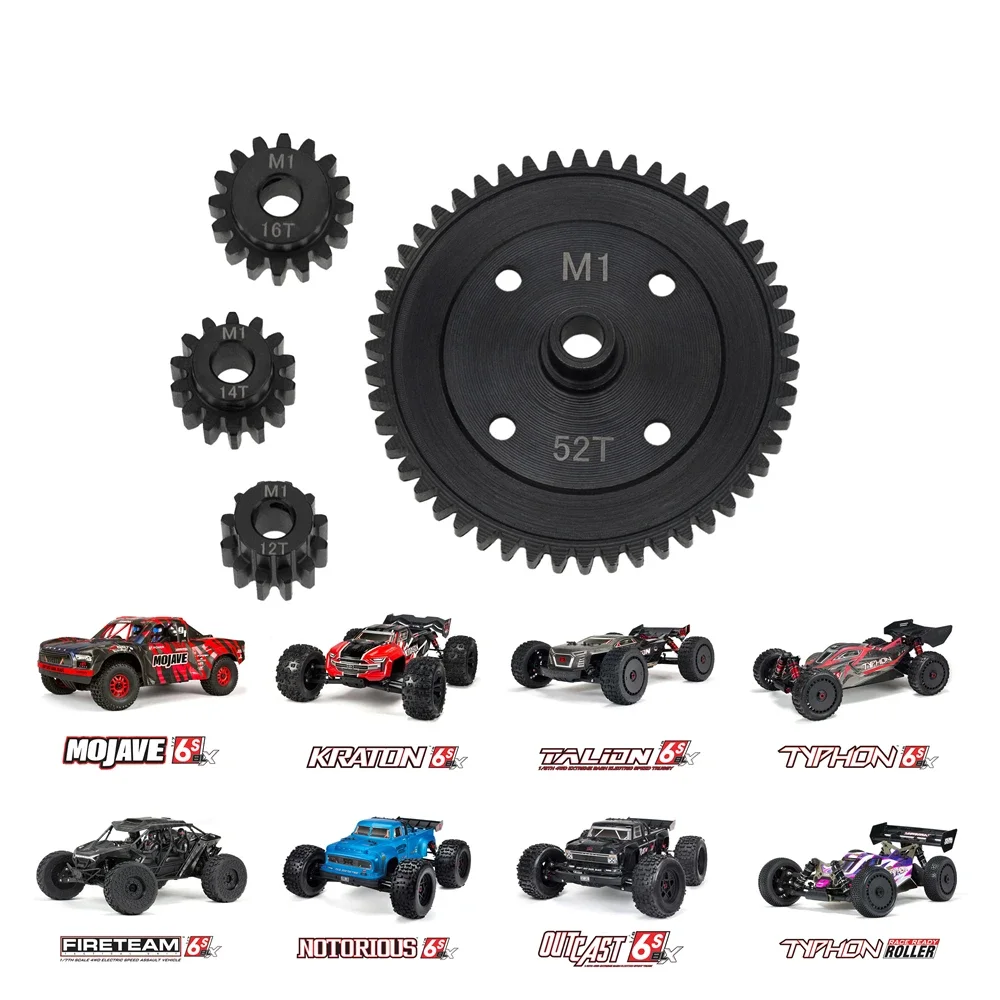 PigRC-RC-Car-Steel-Spur-Gear-M1-12T-14T-16T-52T-Pinion-Gear-Center-Diff ...